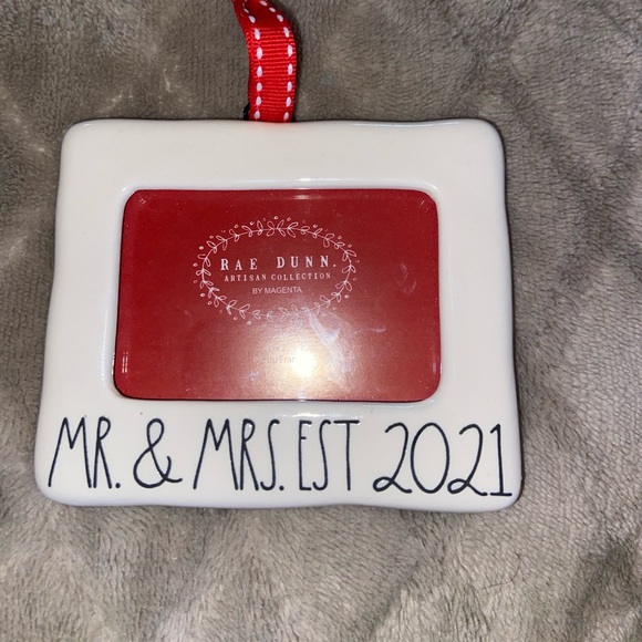 Rae Dunn | Other | Rae Dunn Christmas Ornamentmr Mrs Est 22 | Poshmark